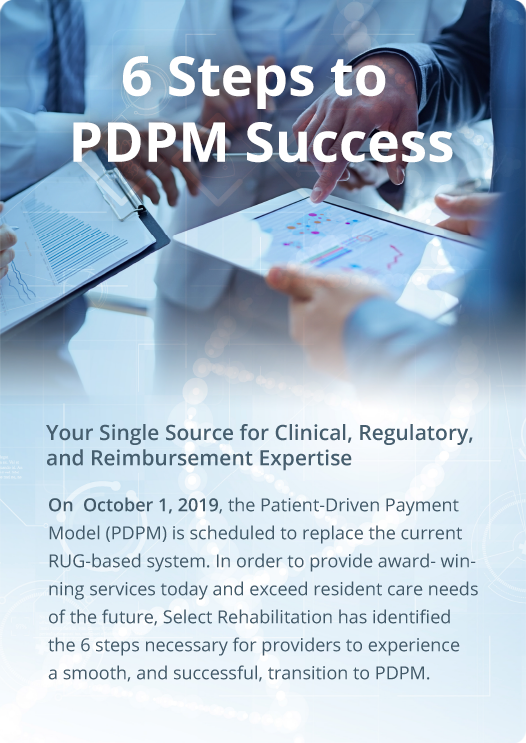 PDPM Solutions | Select Rehabilitation